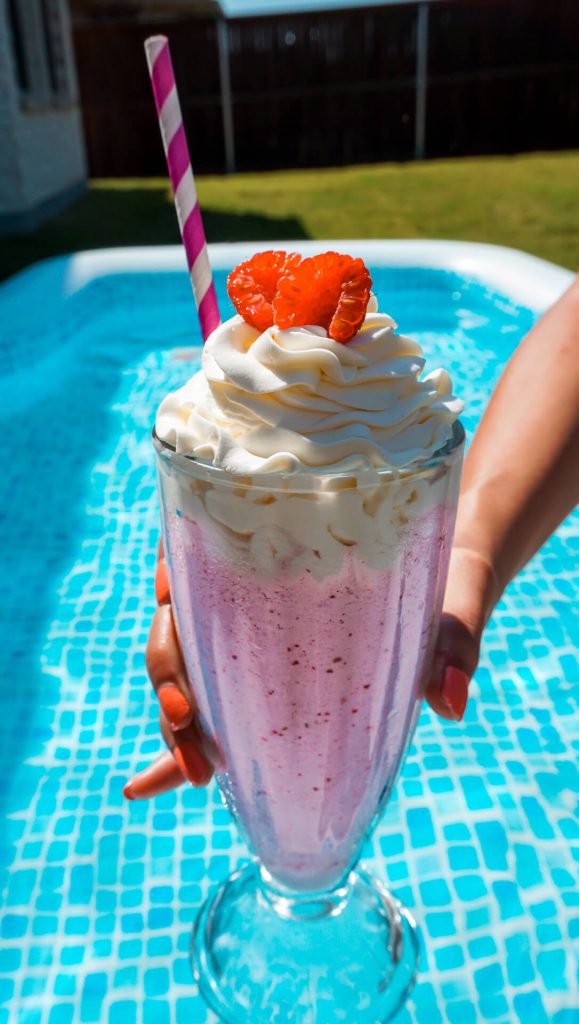 Cayman Pink Sand Beach Cocktail - A Raspberry Mudslide Recipe