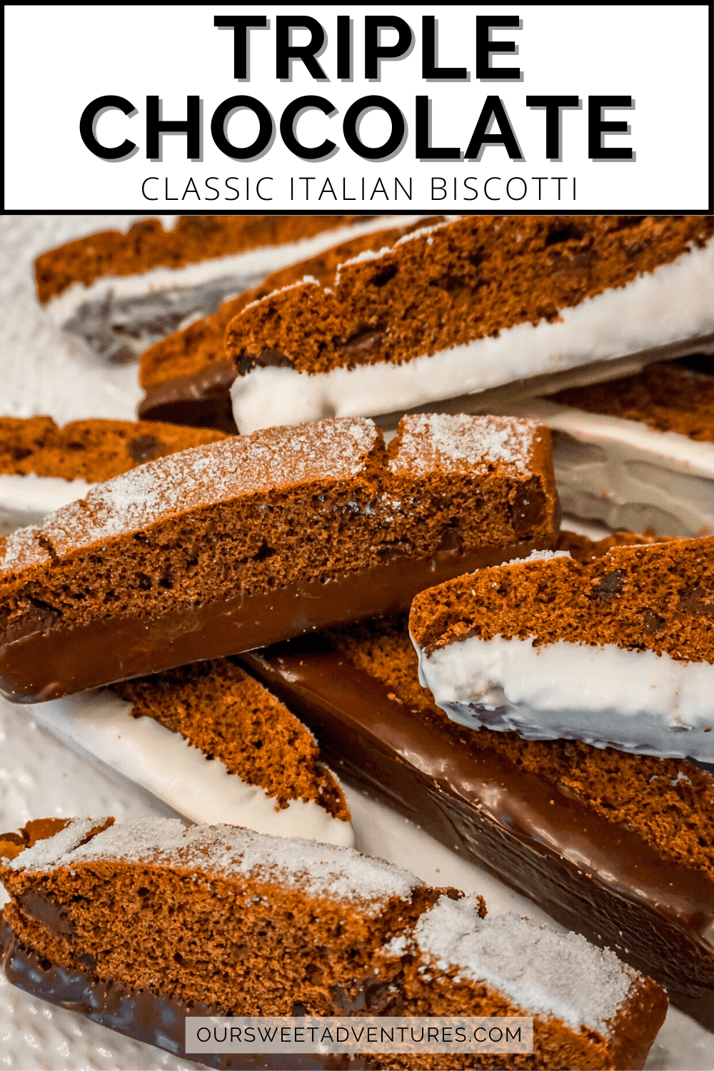 Triple Chocolate Biscotti - a Sweet Twist on the Classic Italian Biscotti