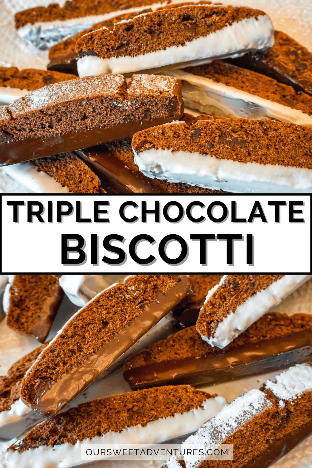 Triple Chocolate Biscotti - a Sweet Twist on the Classic Italian Biscotti